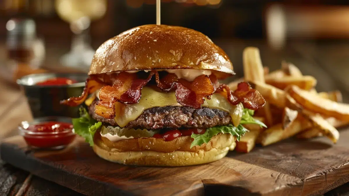 Découverte culinaire : le hamburger revisité avec du fromage raclette